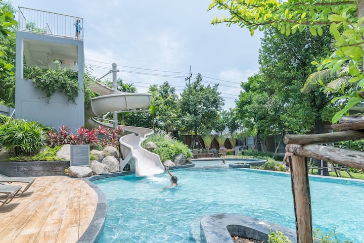 Cozy Design_large Pool•gym•wi-fi_10minsbeach - Pattaya City