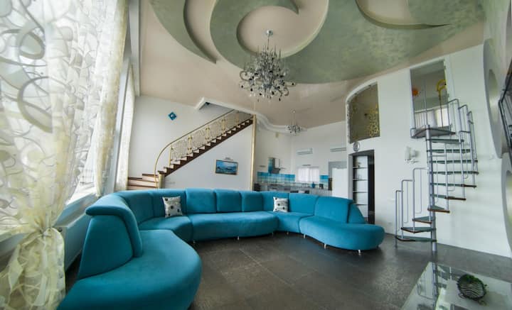 Vip Коттедж 1 линия у моря, бассейн с подогревом - Черноморск