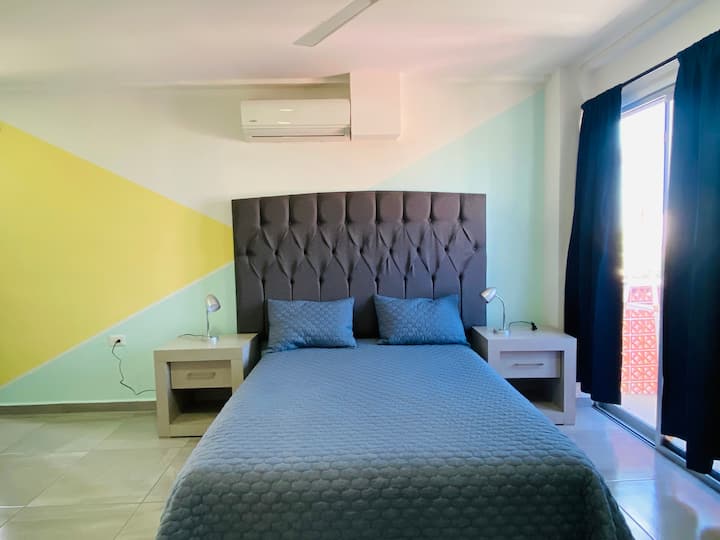 Cómodo Departamento Multicultural En Majan Naj - Playa del Carmen