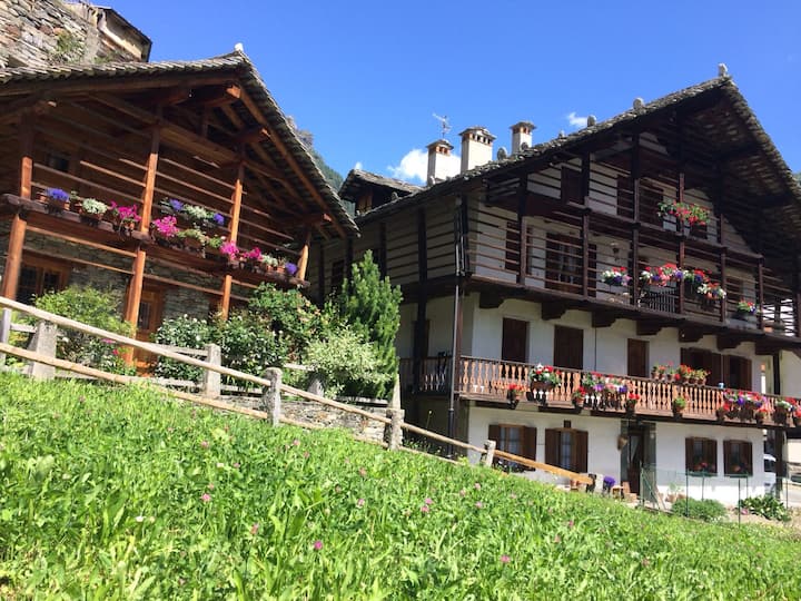 Stainer Hus:appartamento In Tipica Casa Walser - Alagna Valsesia