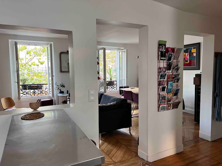 3 Chambres Paris Batignolles, Lumineux, Calme - Paris