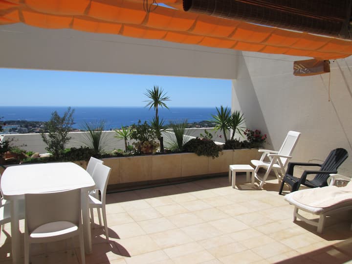 Appartement Lumineux Vue Panoramique Piscine - Sanary-sur-Mer
