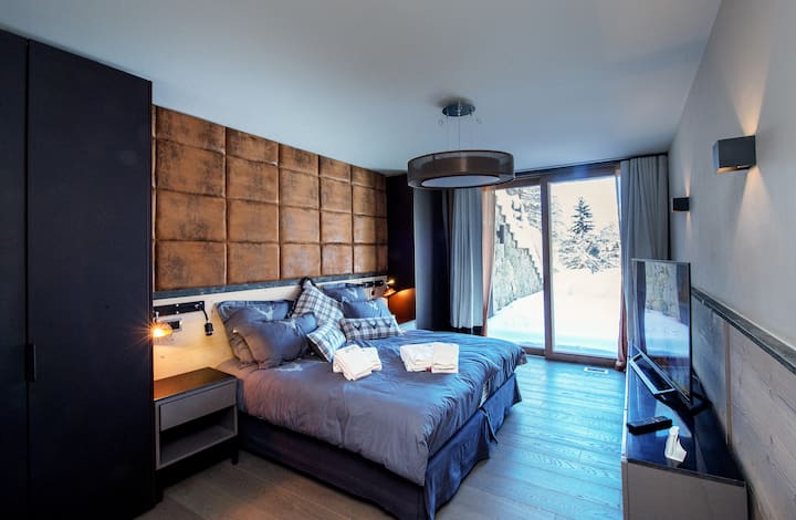 Crans-montana, Bel Appart Avec Jardin Et Piscine - Leukerbad