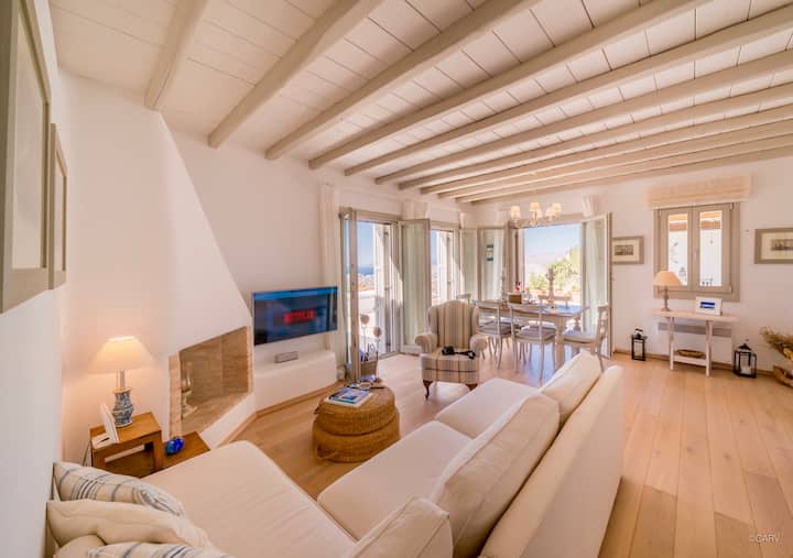 Starlight Villa | Sea & Sunset View - Mykonos