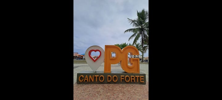 Apartamento Aconchegante No Canto Do Forte - 산투스