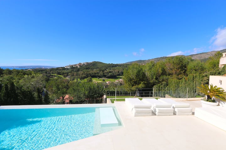 2 Livingrooms, 4 Bedrooms (All With Bathroom), 10 Persons, Spa And Heated Pool - Palma