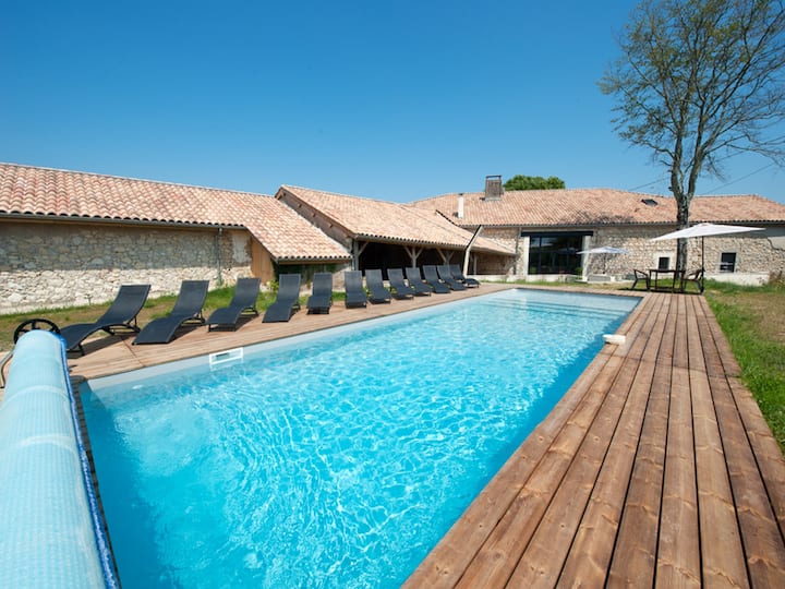 Gîte De Charme Avec Piscine Chauffée Et Privée - Marmande
