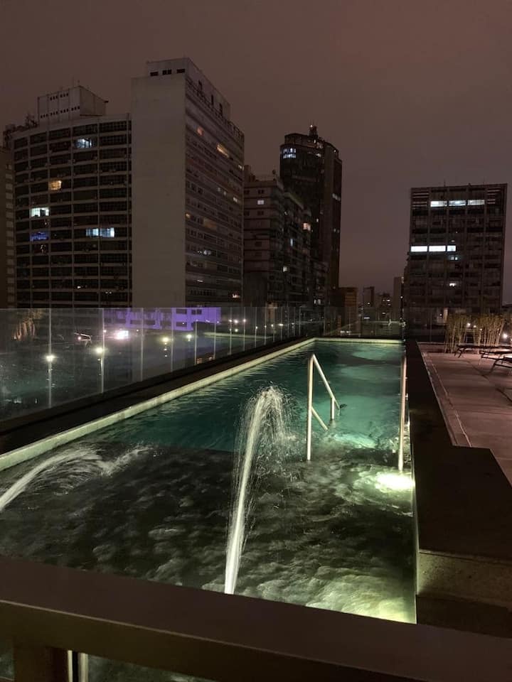 Studio Completo, Piscina E Academia Na Cobertura - São Paulo