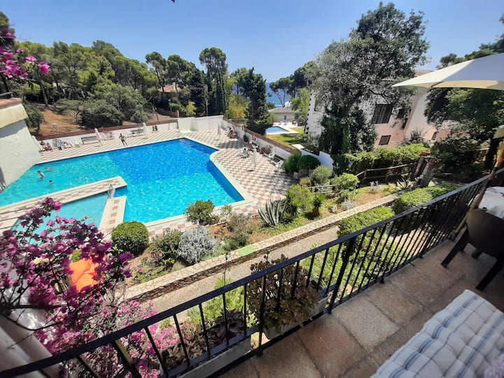 Appartement Tout Confort Belle Vue Mer Et Piscine - Llafranc