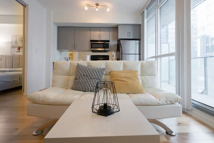 Downtown One-bedroom Suite By Union Station - Torontó
