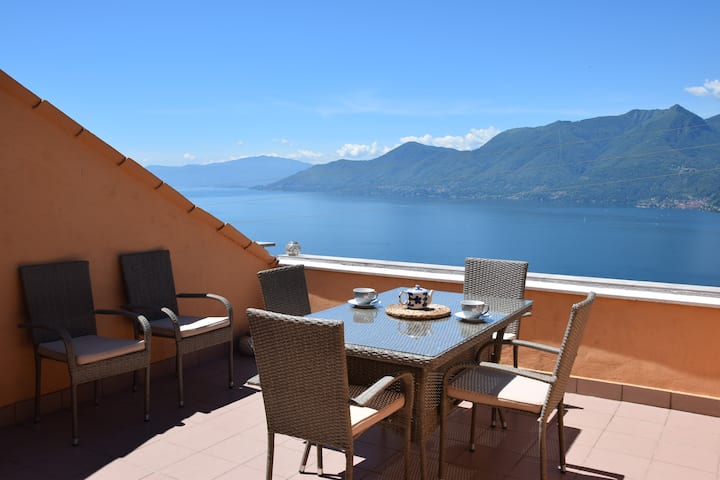 Casa Elena - Eine Terrasse Am Lago Maggiore - Lac Majeur