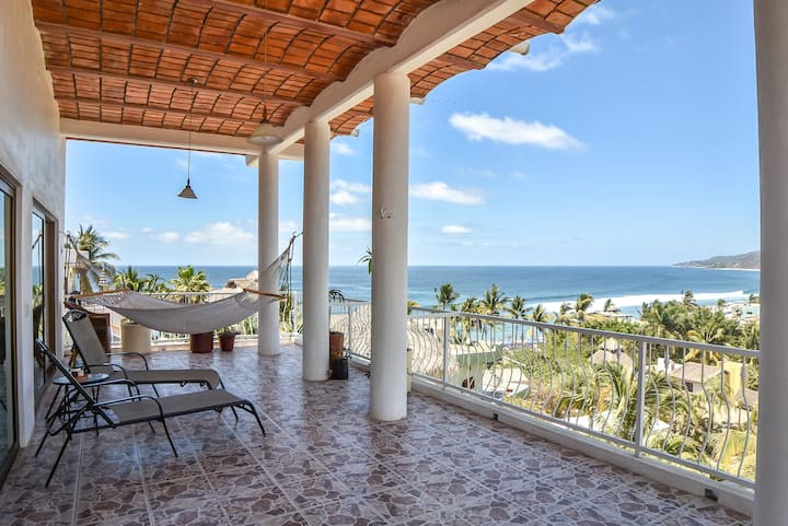 Top Floor Ocean & Hills View At Casa Vista - Sayulita