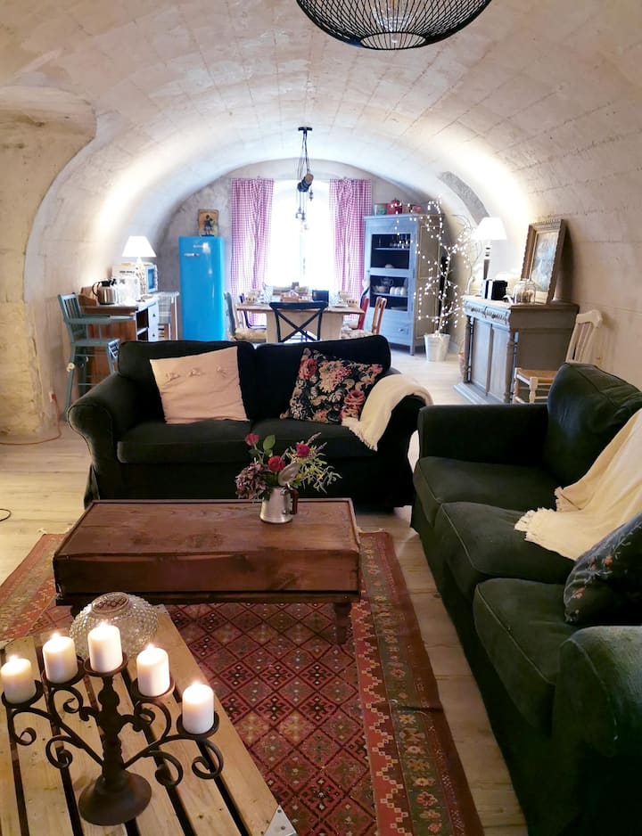 Quatre Chats Sous Un Pin -  Chambre Capucine 2 P - Gennes