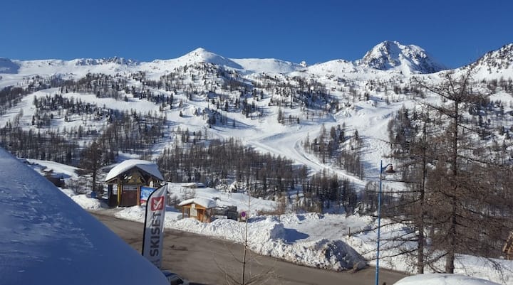 Appt Isola 2000 Terrasse Avec Vue Et Local à Ski - Isola