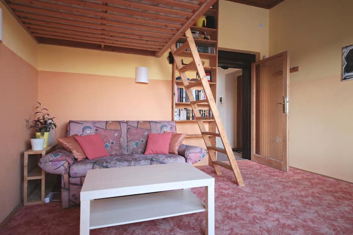 Cozy Top Floor Studio Near The Center - Prague