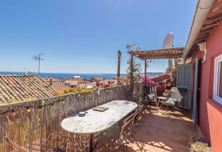 Roof Top De Daniel Vue Panoramique Mer - Niza