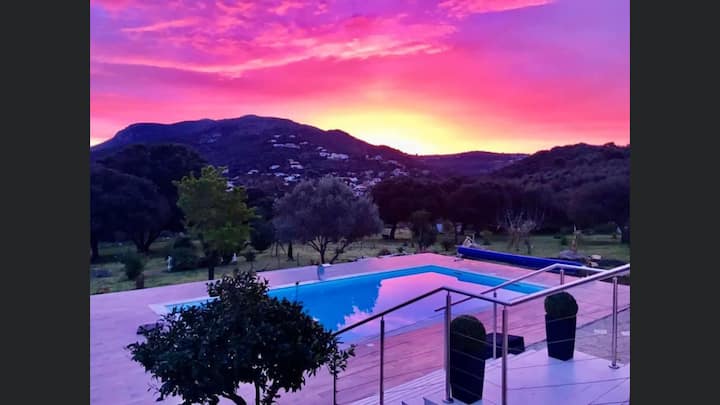 T3 Indépendant Dans Villa Piscine Jacuzzi Sport - Alata