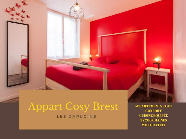 Appart Cosy Brest 4 (Les Capucins) Vue Sur Le Port - Brest