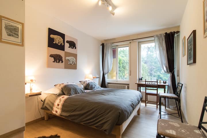 Joli Appartement Avec Jardin à Deux Pas Des Golfs - Sierre