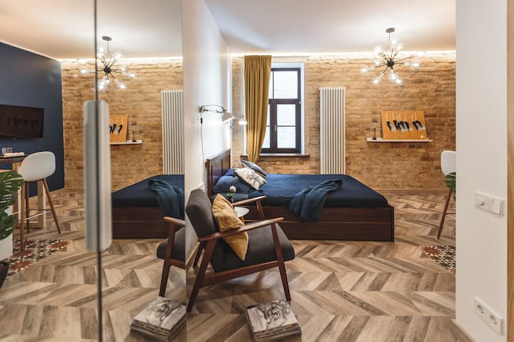 Modern Studio In Central Location W/ Free Guide - Riga