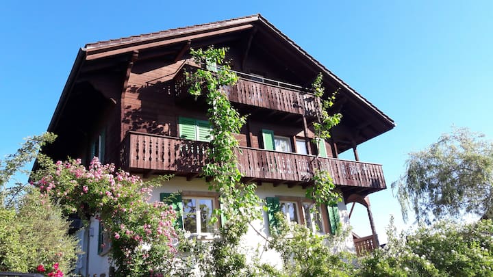 Zwei Zimmerwohnung 2.og: Traum-aussicht, 1 Auto Pp - Rapperswil-Jona