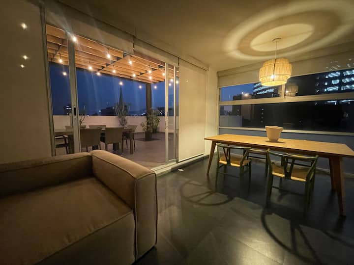 Peaceful 2br Apartment W/ Spacious Terrace - Mexico City