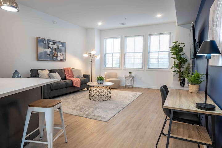 Sleek ! 1br King !  Ping Pong/gym ! 30 Min To Nyc - Newark, NJ