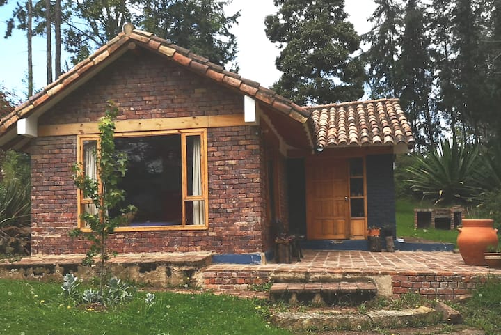 Cabaña Con Chimenea En Los Bosques Del Jaguar - Ubaté