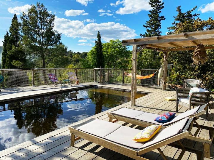 Villa Tout Confort, Piscine éCologique, Nature - Nîmes