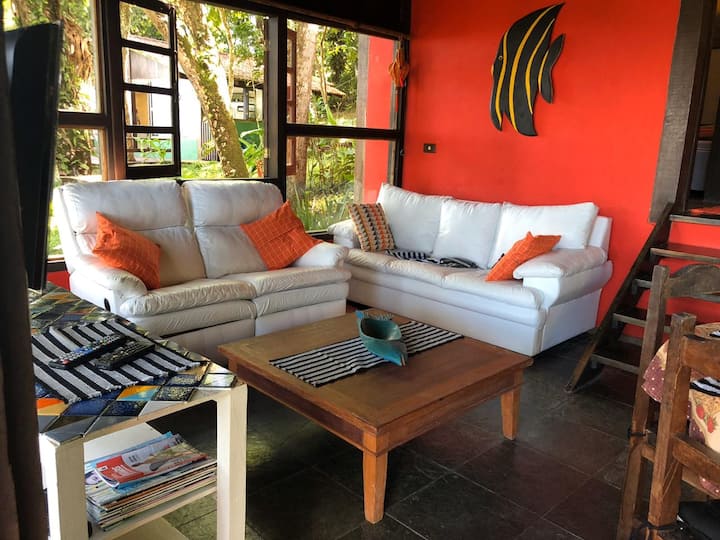 Chalé Na Mata Com Vista Para O Mar - São Sebastião