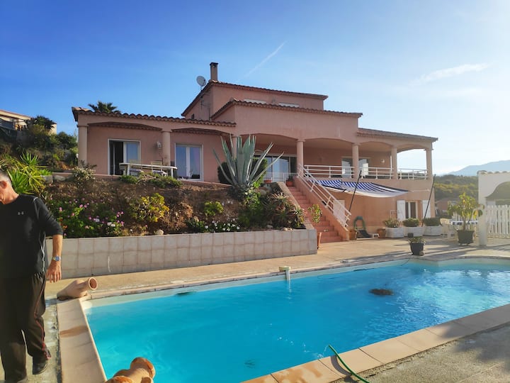 Charmant Rez  De Villa à Ajaccio Avec Vue Mer - Ajaccio