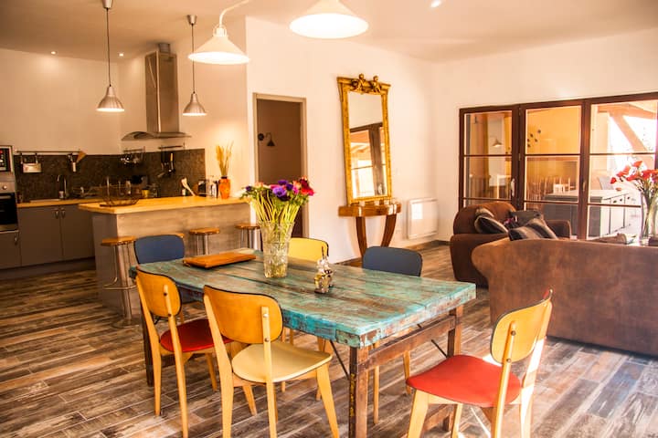 Pézenas : Gîte La Terrasse Dans Maison Vigneronne - Pézenas