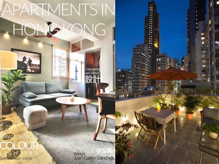 Spacious Flat With Roof Top Wanchai - 홍콩