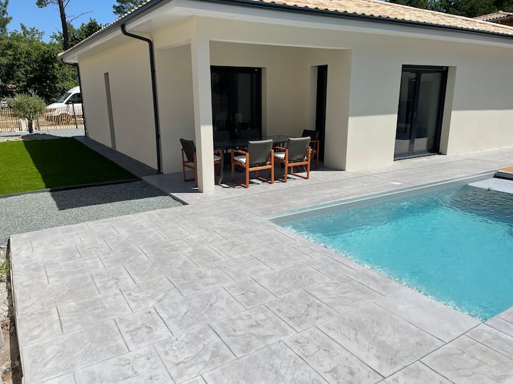 Magnifique Villa Avec Piscine Près Du Lac - Lacanau