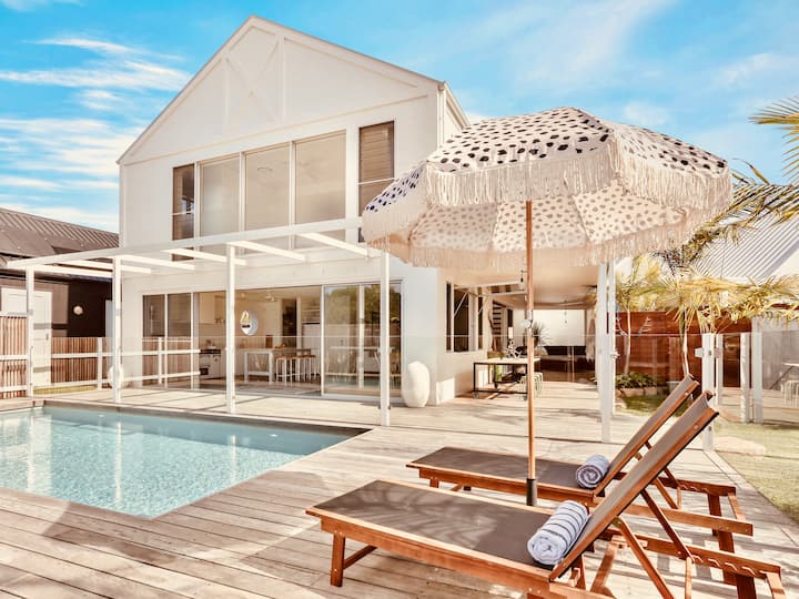 White Hawk House - 100m To Beach - Byron Bay