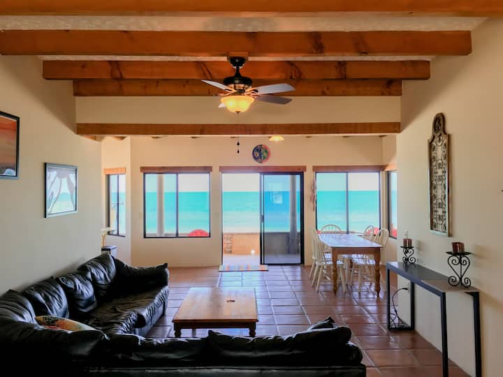 Beach Front Getaway - Sea Of Cortez - Wi-fi & Ac* - Sonora
