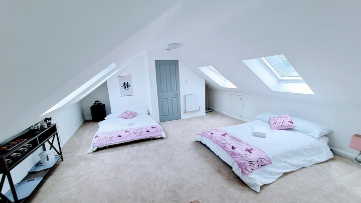 2beds Room En-suite Free Parking Central Epsom - Surbiton
