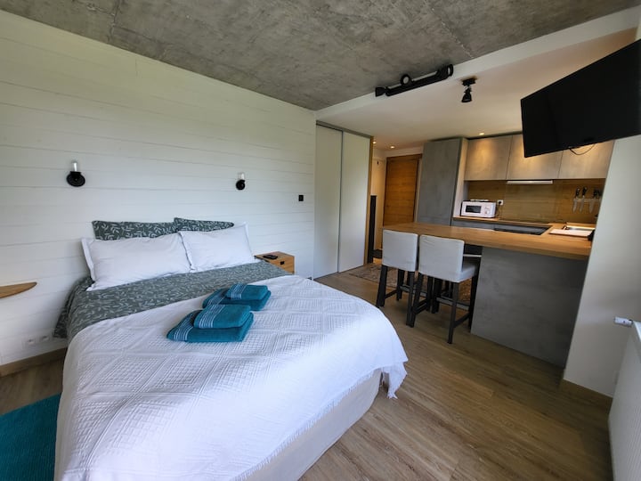 Studio Charmant Proche De Centre Ville - Les Praz de Chamonix