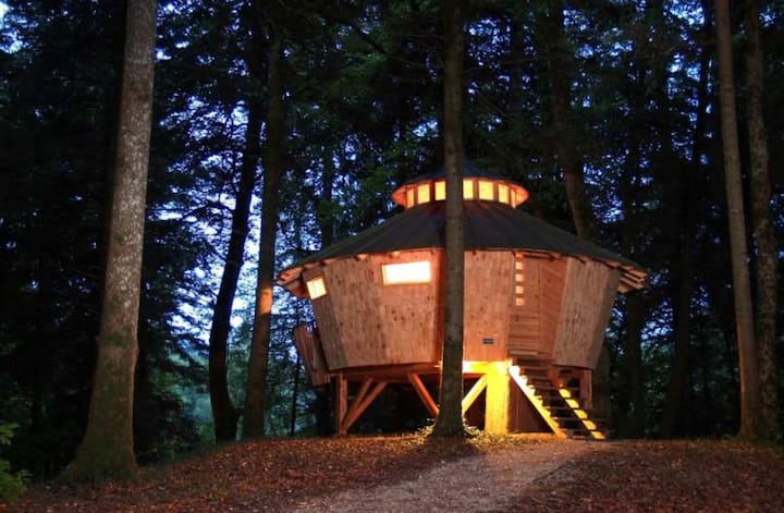 Cabane Sur Pilotis, La Pagode - Lac de Chalain