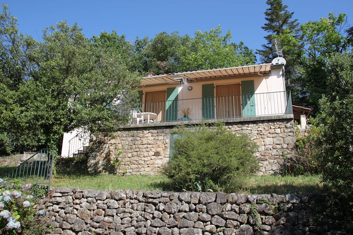 Ribes : Maison Familiale Au Calme Avec Vue - Joyeuse