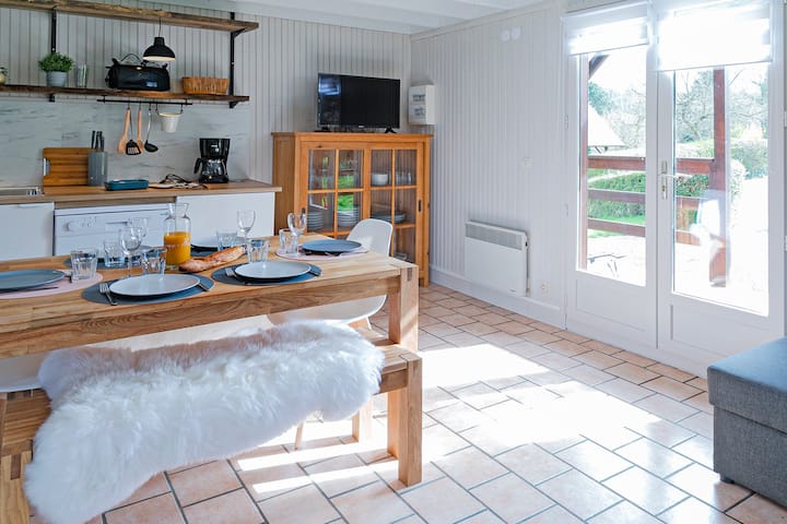 Chalet 6 Pers. Piscine Chauffée Normandie Maugère - Lisieux