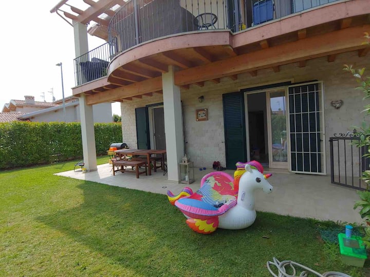 Timetofreedom Apartment With Private Garden & Pool - Peschiera del Garda