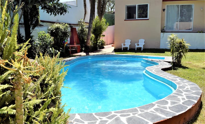 Hermosa Casa Luminosa, Ideal Para Descanso. - Cuernavaca
