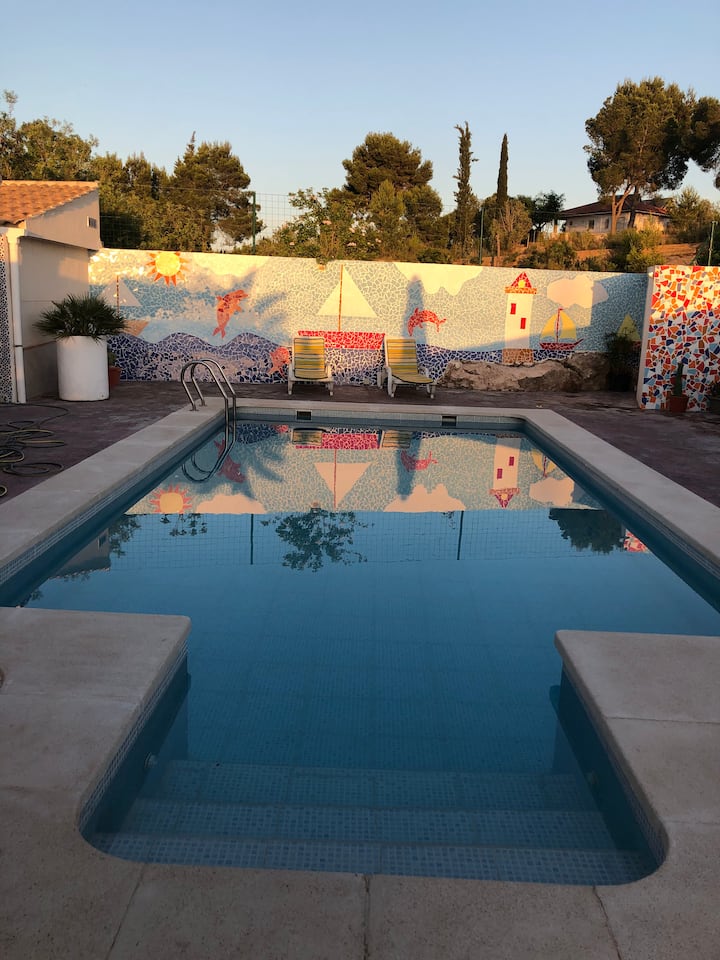 Casa De Invitados Con Piscina Cerca De Valencia - Cheste