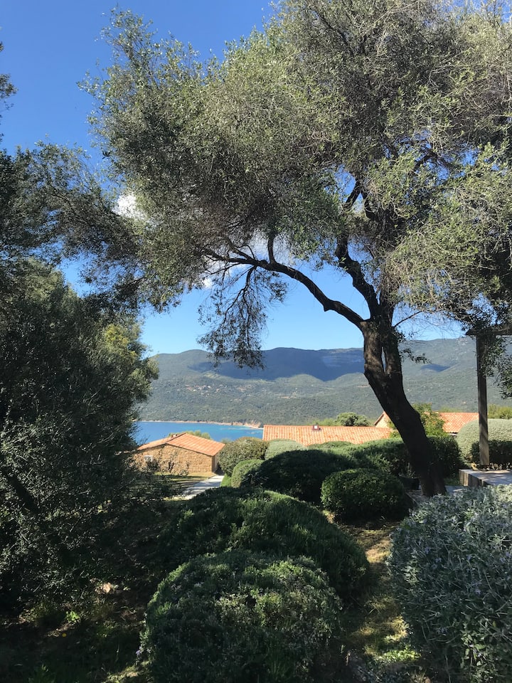 Mini Villa*** Piscine, Petite Vue Mer, Wifi - Corse