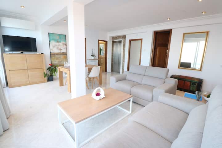 Penthouse "Sky", Moderno+comodo, Con Fantásticas Vistas Al Mar Y Mucho Sol - Cala Millor