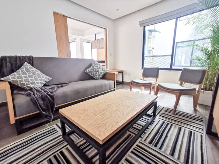 Depto Moderno Junto A Chapultepec Y Condesa - Mexico City