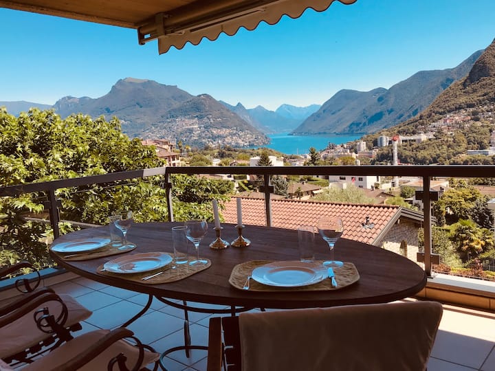 Blick üBer Den Lago Di Lugano - Rovio