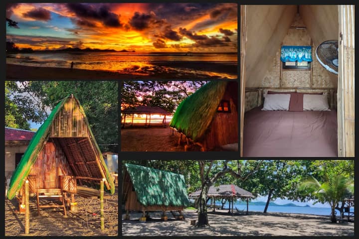 𝗔-𝗖𝗼𝘁𝘁𝗮𝗴𝗲 (Aurora's Cottages Matuod Beach) - Lian