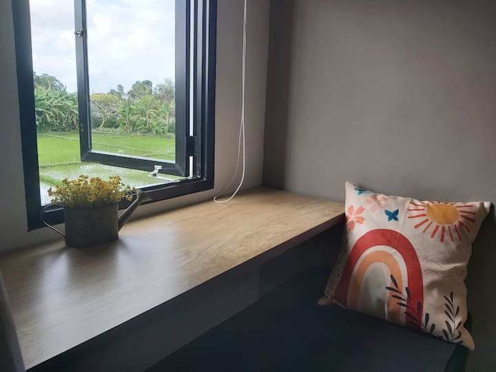 Brand New! G Loft & Studio With Rice Field View - Denpasar